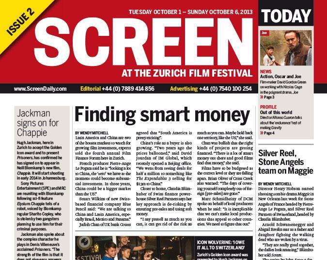 Zurich 2013: Screen's dailies | News | Screen