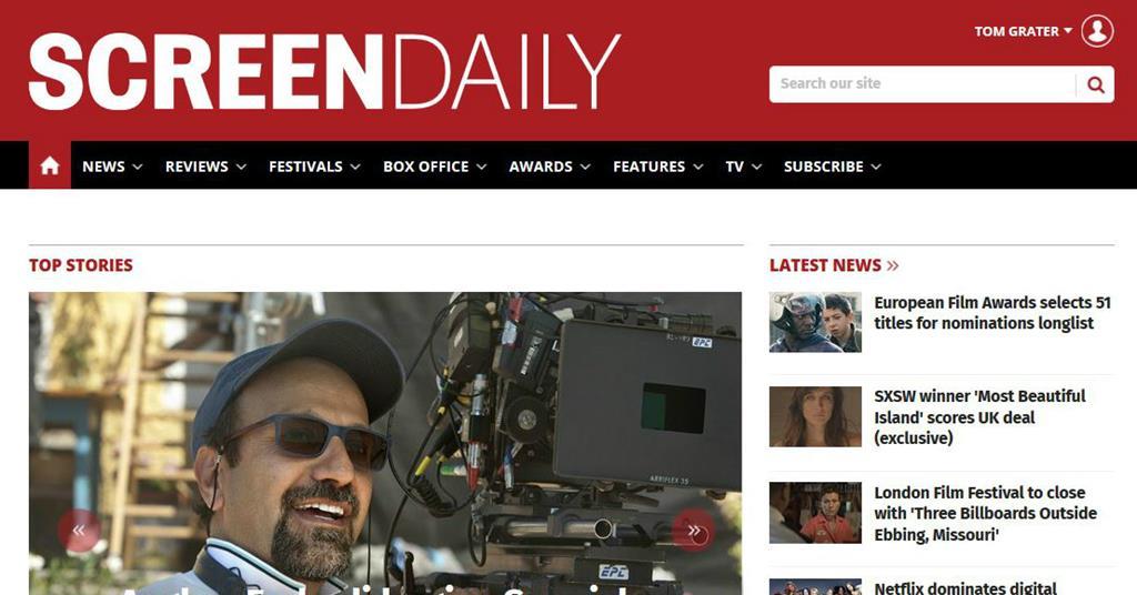 Screen International launches redesigned website | News | Screen