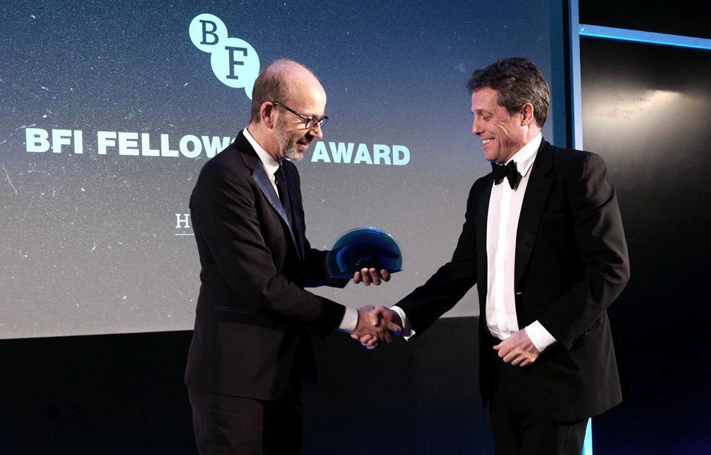 Hugh Grant awarded BFI Fellowship | News | Screen